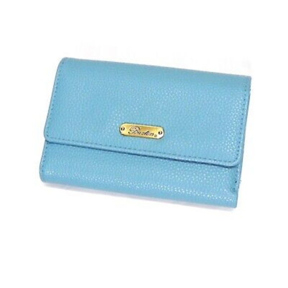 Buxton | Bags | Buxton Mega Credit Card Trifold Genuine Leather Wallet ...